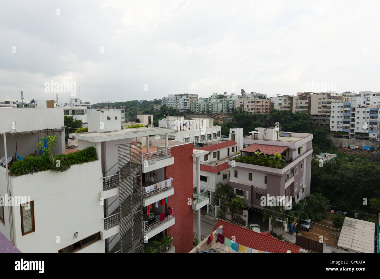 Top view of Hyderabad Stock Photo - Alamy