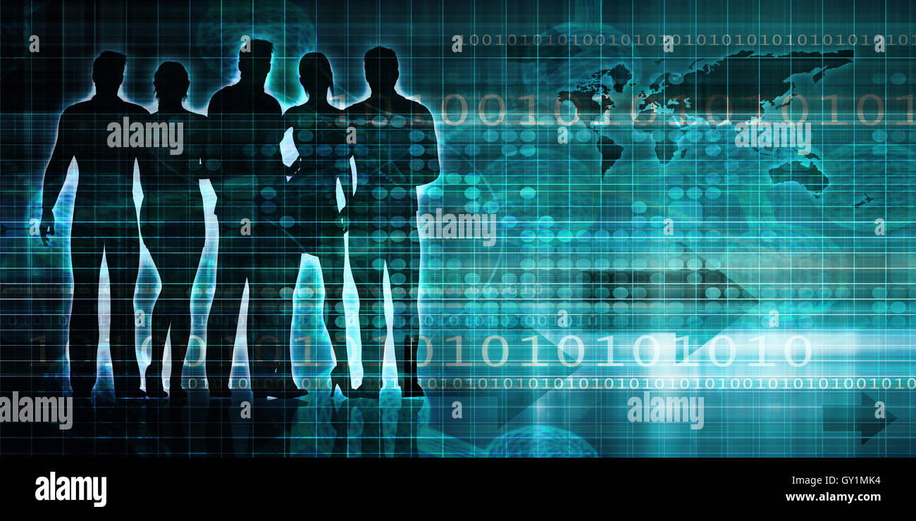 Virtual Business Platform as Remote Management Concept Stock Photo - Alamy