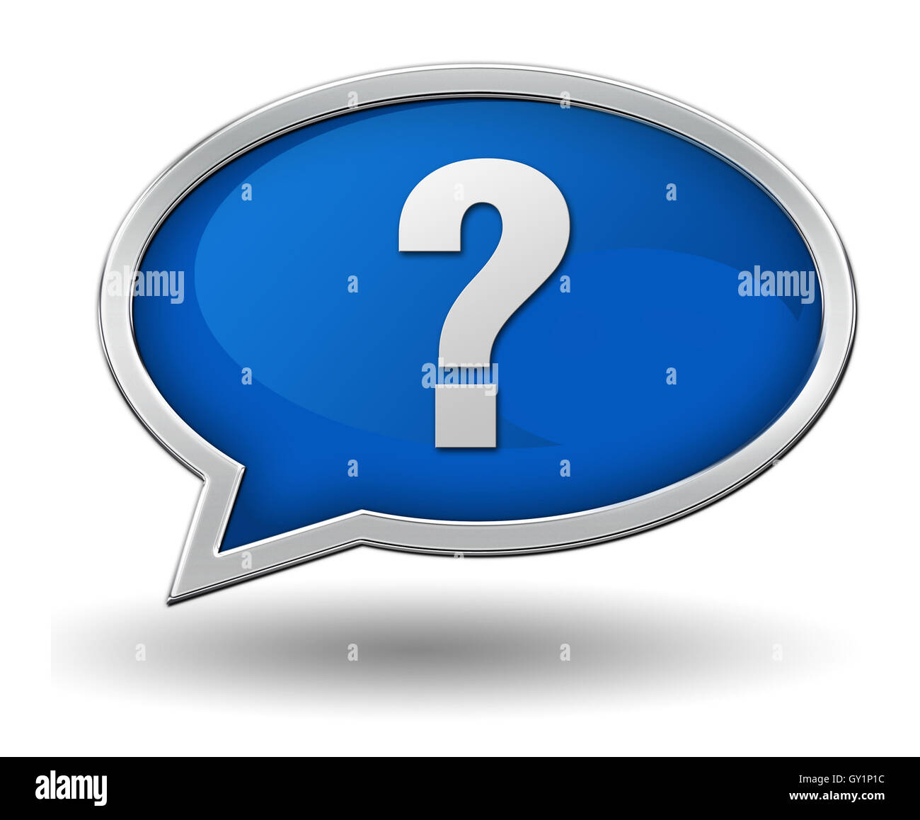 Question mark button sign Cut Out Stock Images & Pictures - Alamy