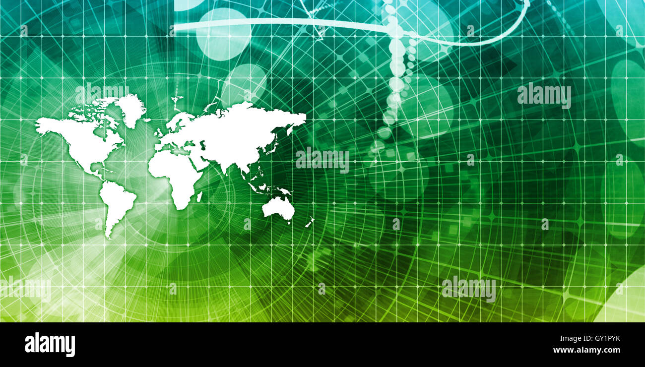 Global Trade Business as a Map Concept Art Stock Photo - Alamy