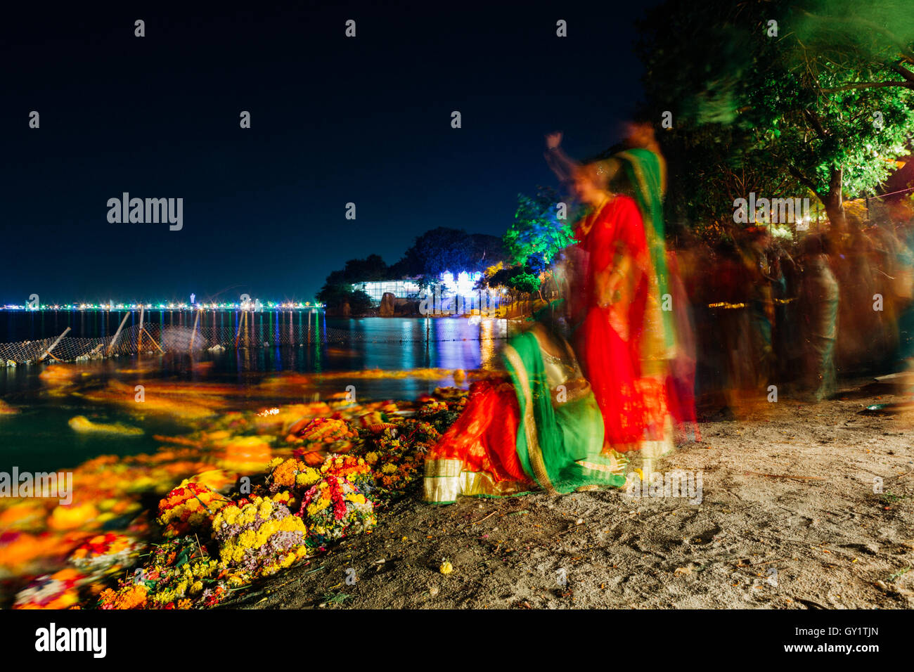 Bathukamma hi-res stock photography and images - Alamy
