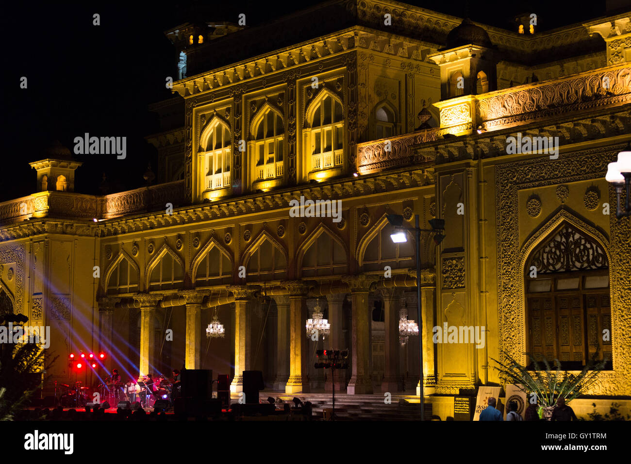 Music concert at Chowmahalla Palace in Hyderabad,India Stock Photo - Alamy