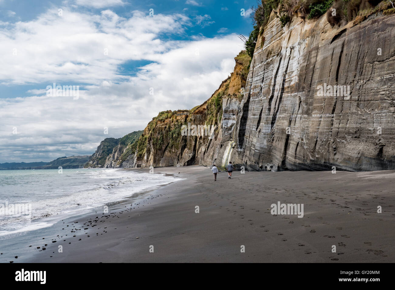 Parininihi Marine Reserve Wai-iti Beach White Cliffs, Taranaki, North ...