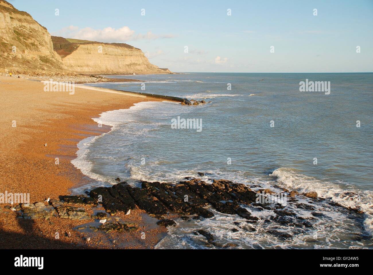 Rock a Nore beach at Hastings in East Sussex, England Stock Photo - Alamy
