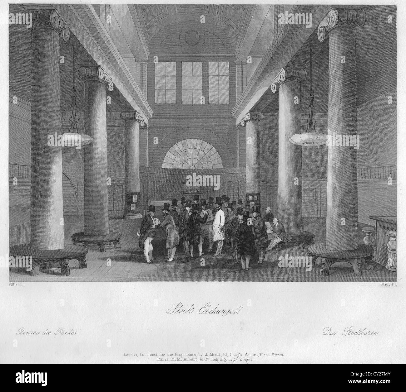 London stock exchange 19th century hi-res stock photography and images ...