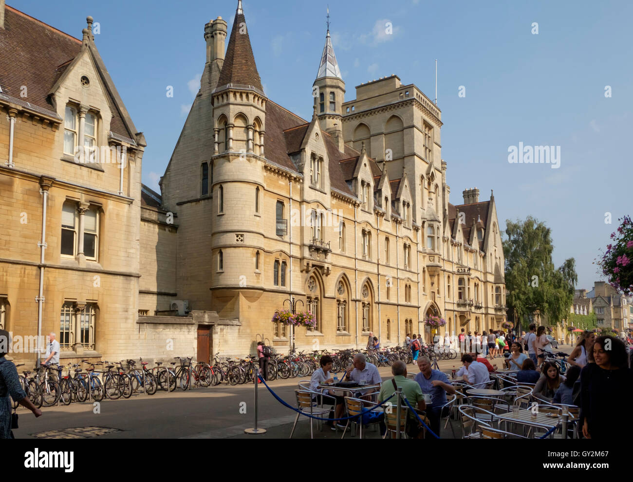 Around the University city of Oxford england Balliol College Broad ...