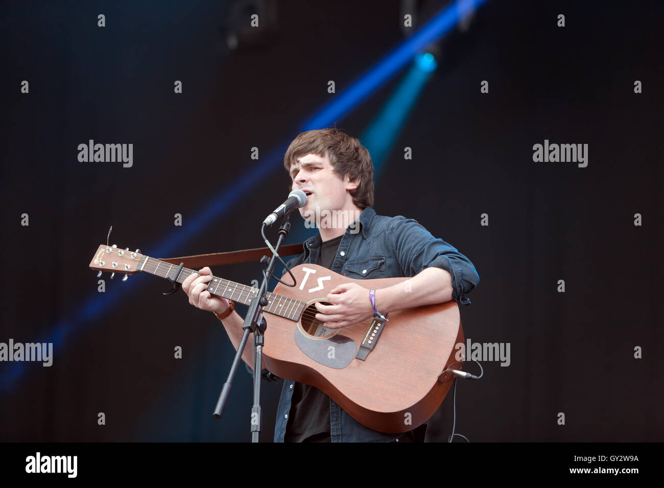 Tom Speight performing on the main stage at the OnBlackheath Music ...