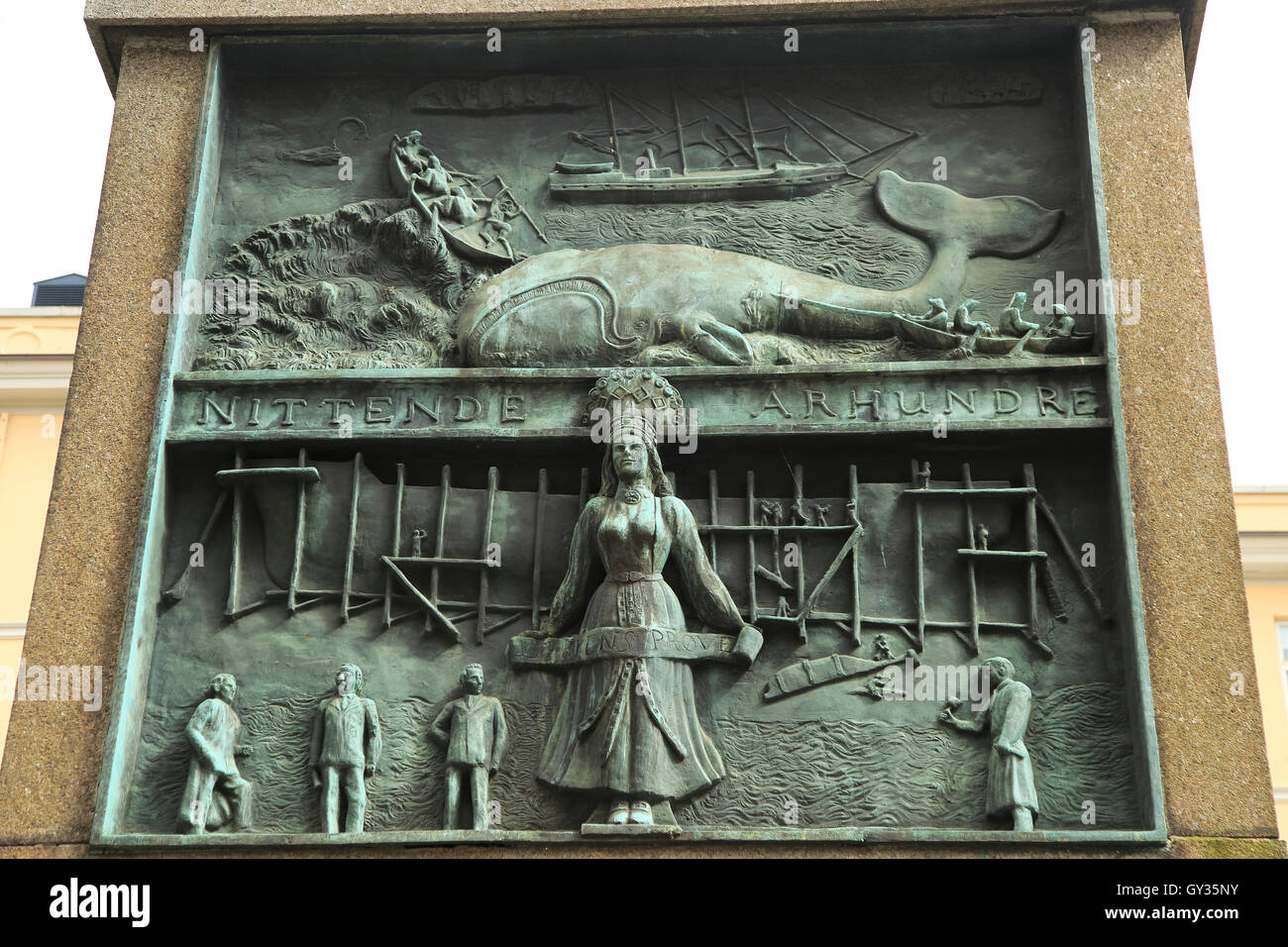 Sjomannsmonumentet, Seaman's Monument, by Dyre Vaa 1950 ...