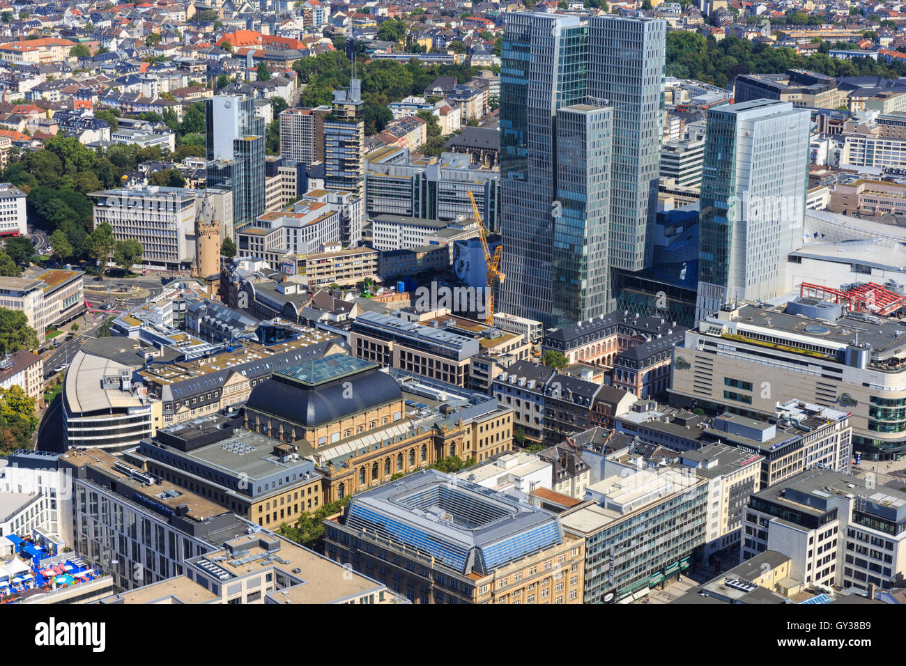Deutsche Boerse - German stock exchange (lower left side sandstone ...