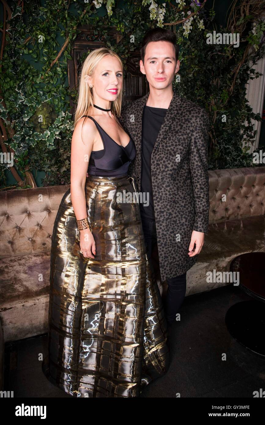 Naomi Isted and Lorcan London attend the Kolchagov Barba London Fashion ...