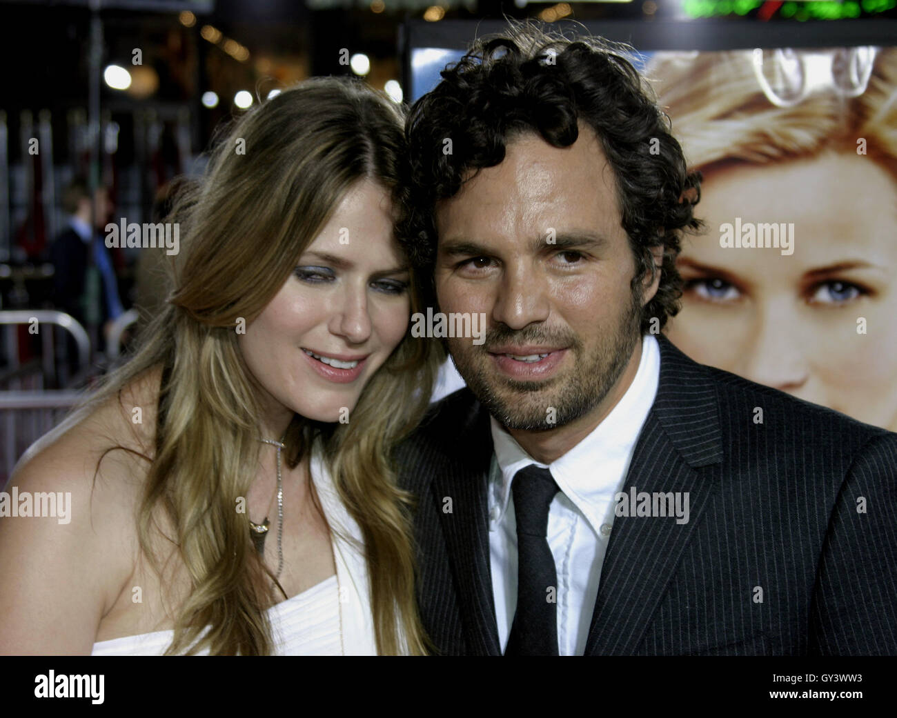 Mark Ruffalo and wife Sunrise Coigney -"Just Like Heaven" Los Angeles ...