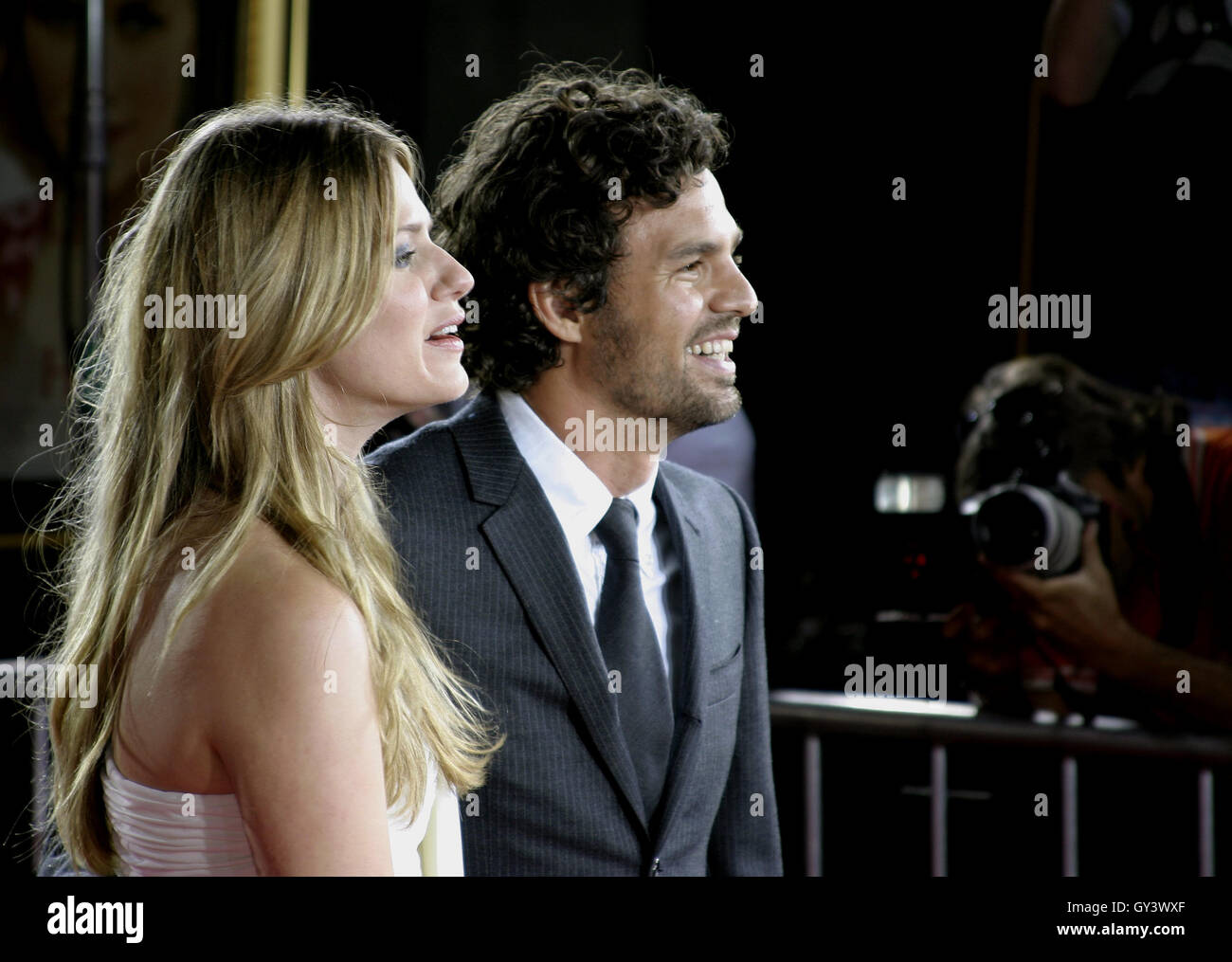 Mark Ruffalo Wife Sunrise Coigney Stock Photos & Mark Ruffalo Wife ...