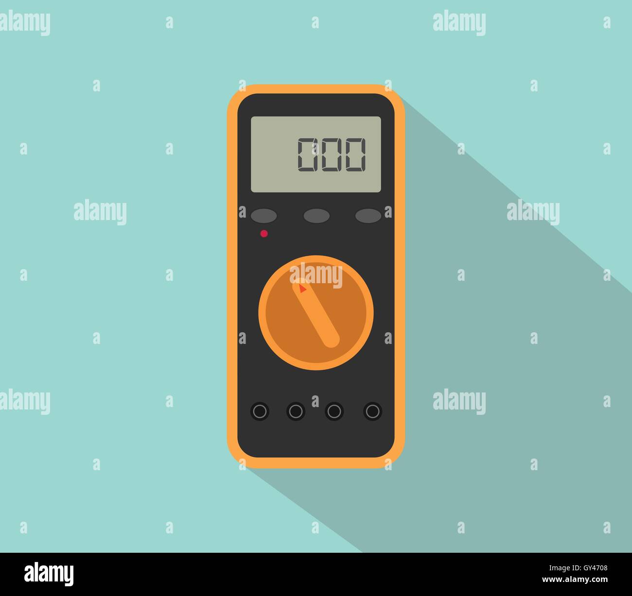 Digital multimeter vector illustration isolated hi-res stock ...