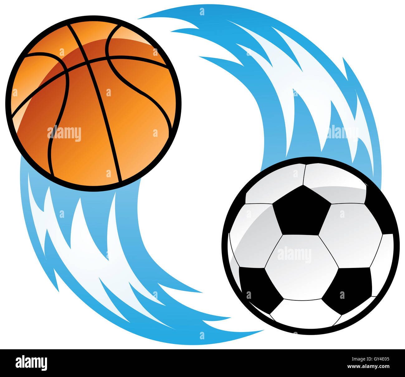 Isolated basketball emblem hi-res stock photography and images - Alamy