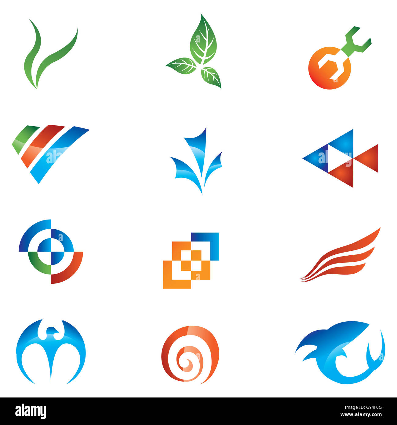 various icons and design elements Stock Photo - Alamy
