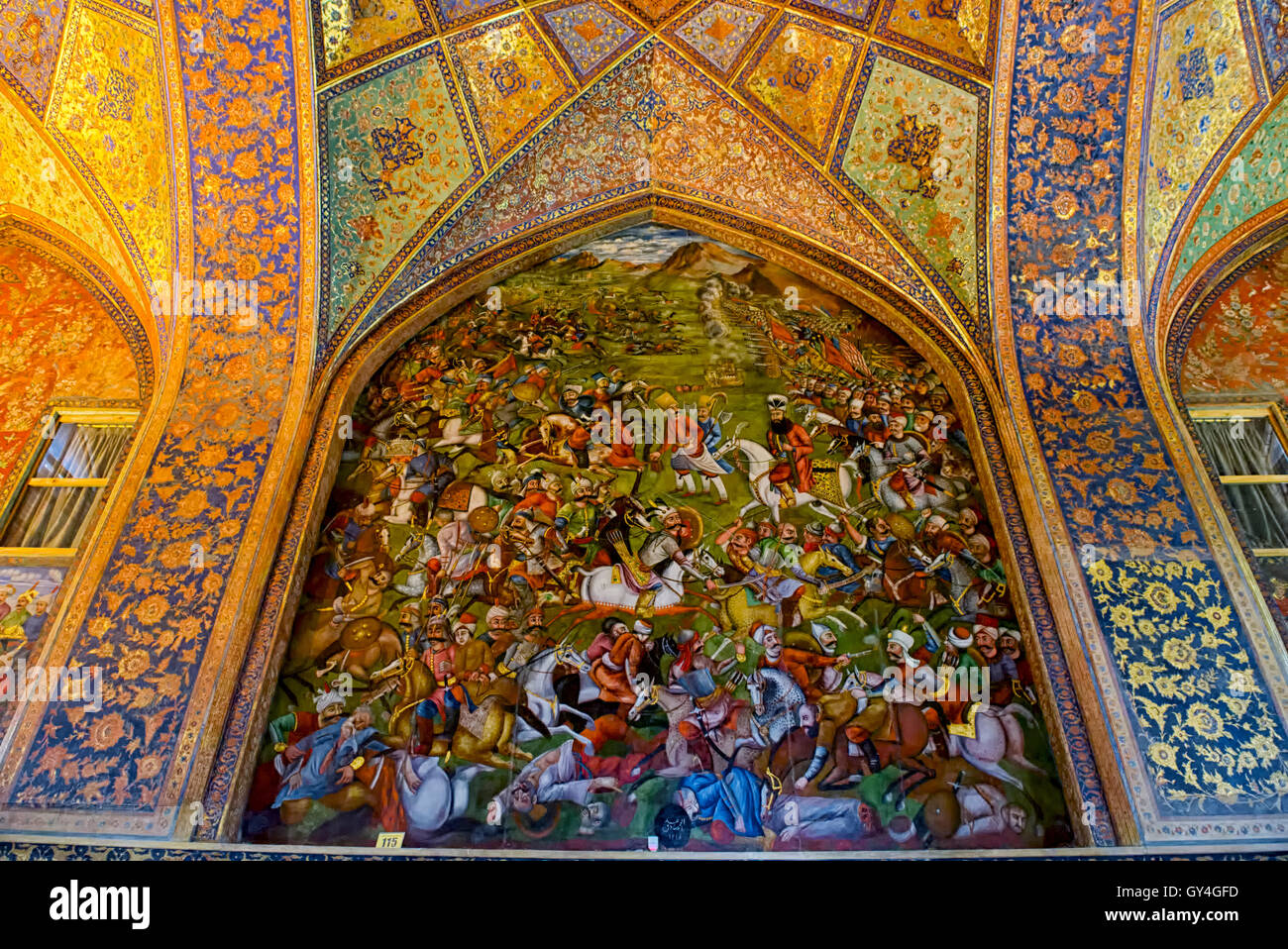 Artwork of the Battle of Chaldiran Stock Photo - Alamy