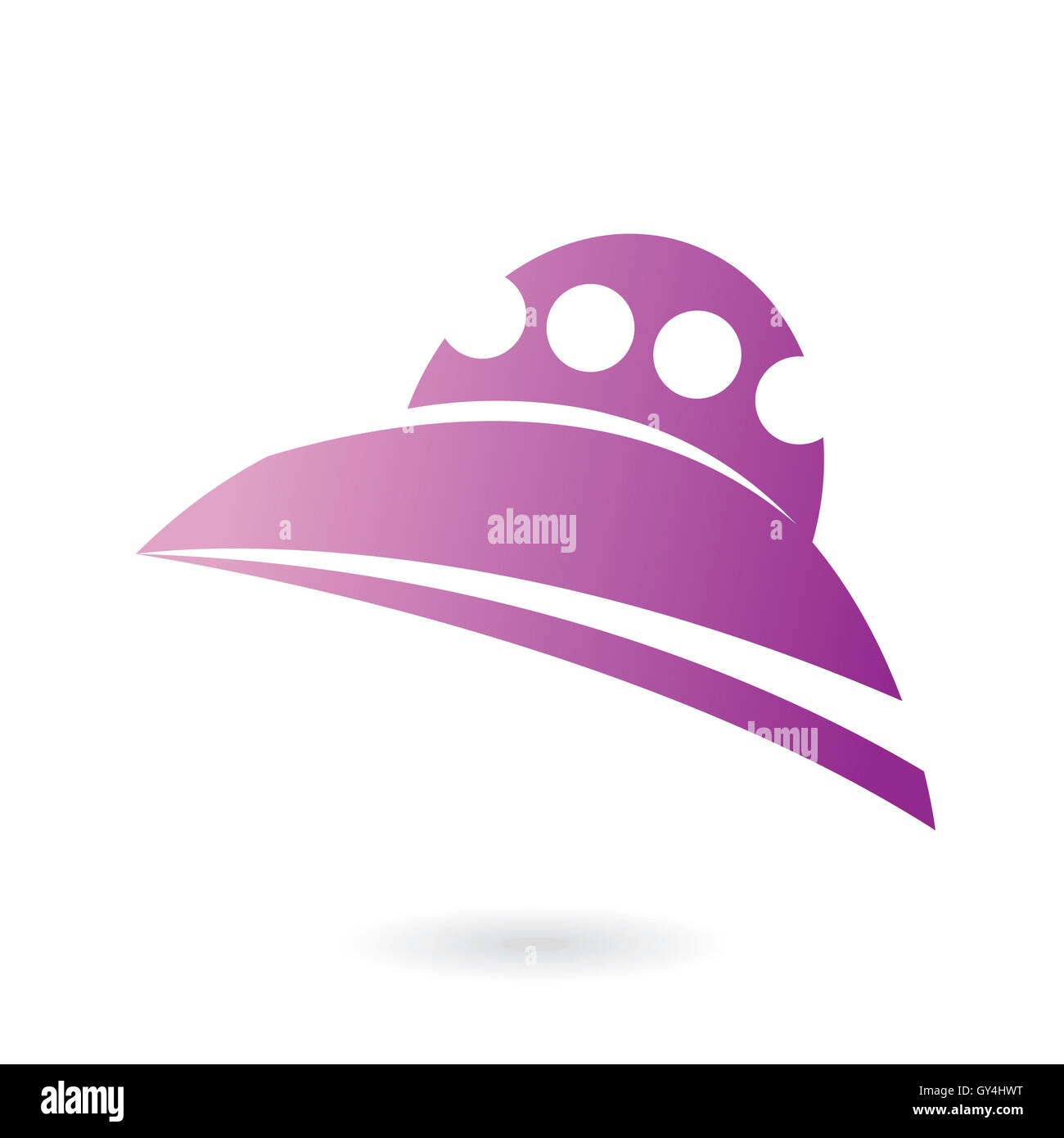 Cartoon drawing purple ufo hi-res stock photography and images - Alamy