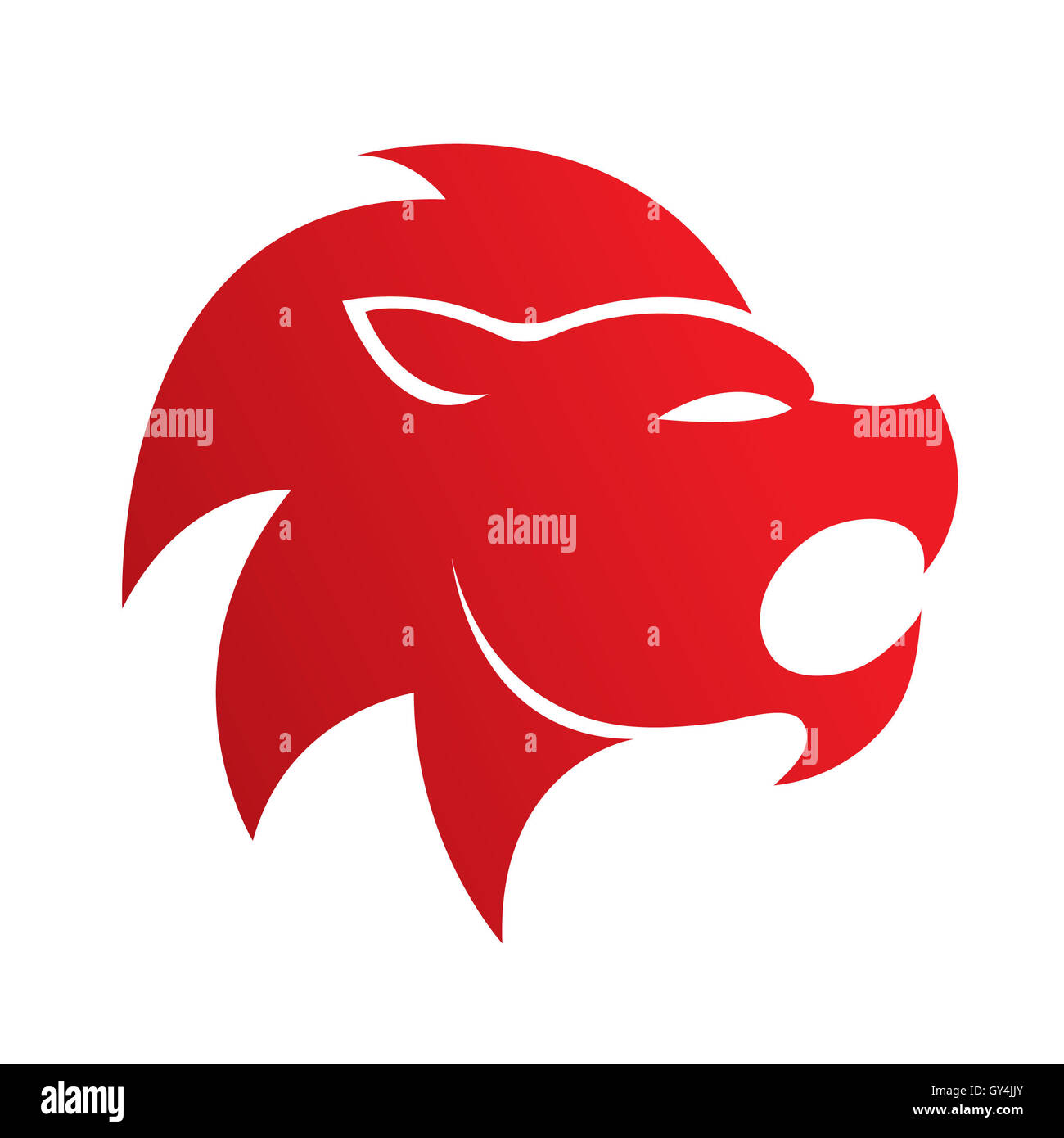 Zodiacs red leo Stock Photo - Alamy