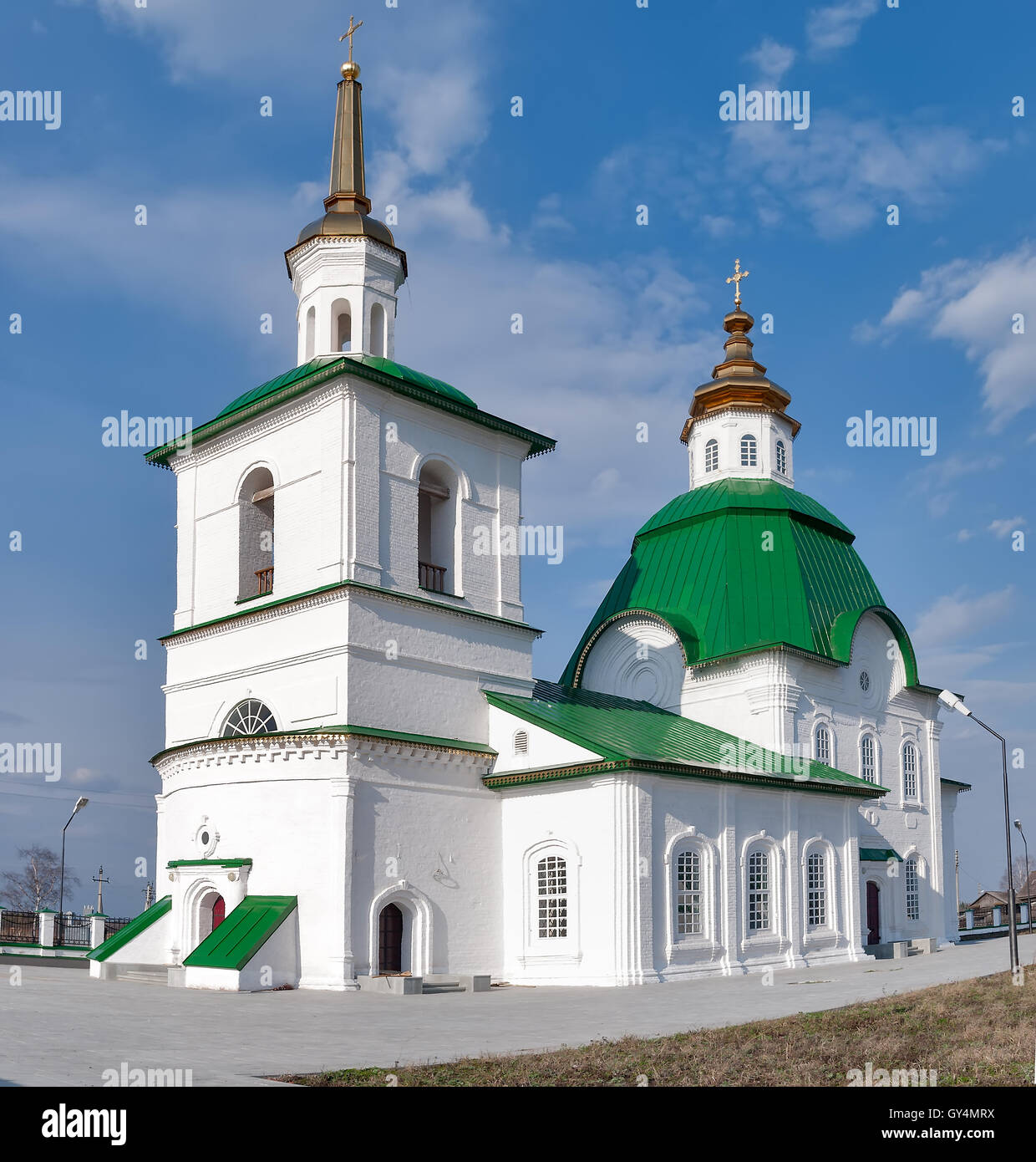 Saviour Preobrazheniya's Church in Preobrazhenka Stock Photo - Alamy