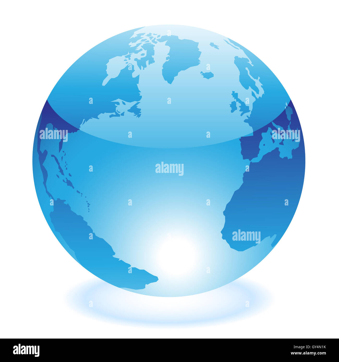 Globe Logo Blue World Map High Resolution Stock Photography and Images ...