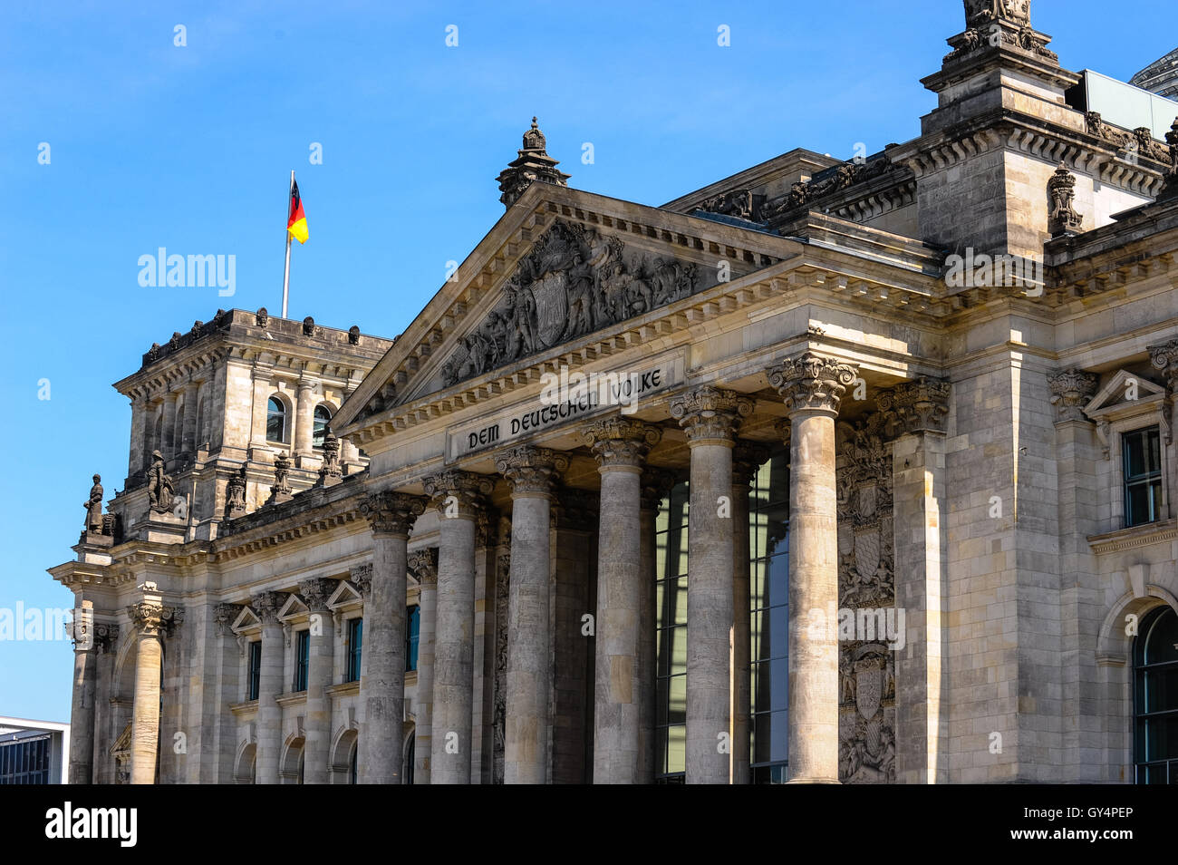 Berlin, Germany. The Reichstag building was opened in 1894 and closed ...