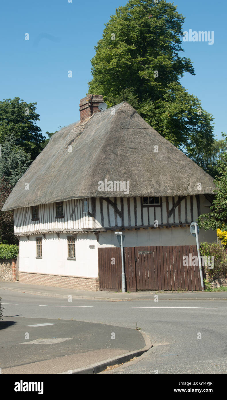 Dullingham, Thatch Cottage, Cambridgeshire, England Stock Photo - Alamy