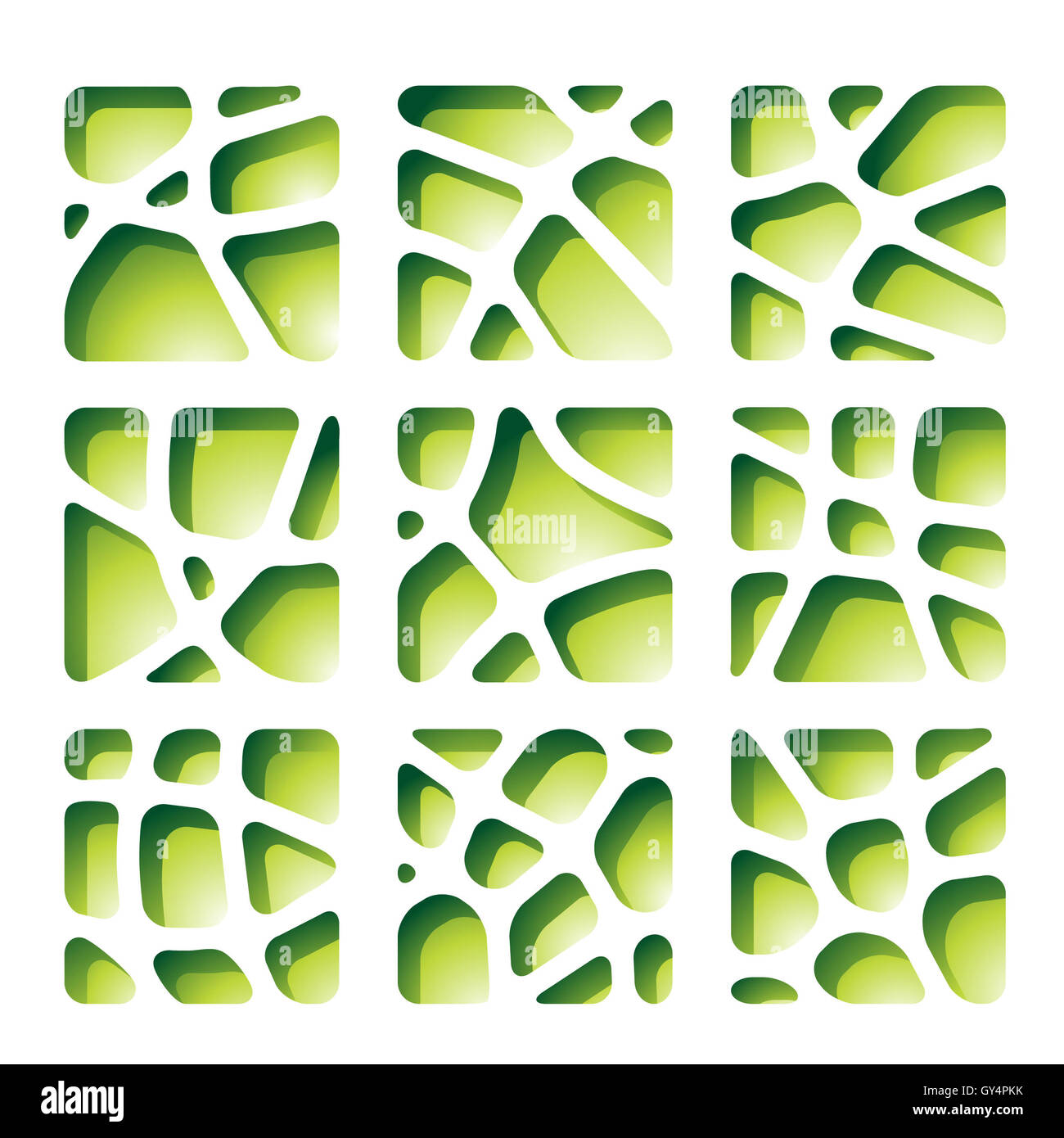 Green paper cutouts Stock Photo - Alamy