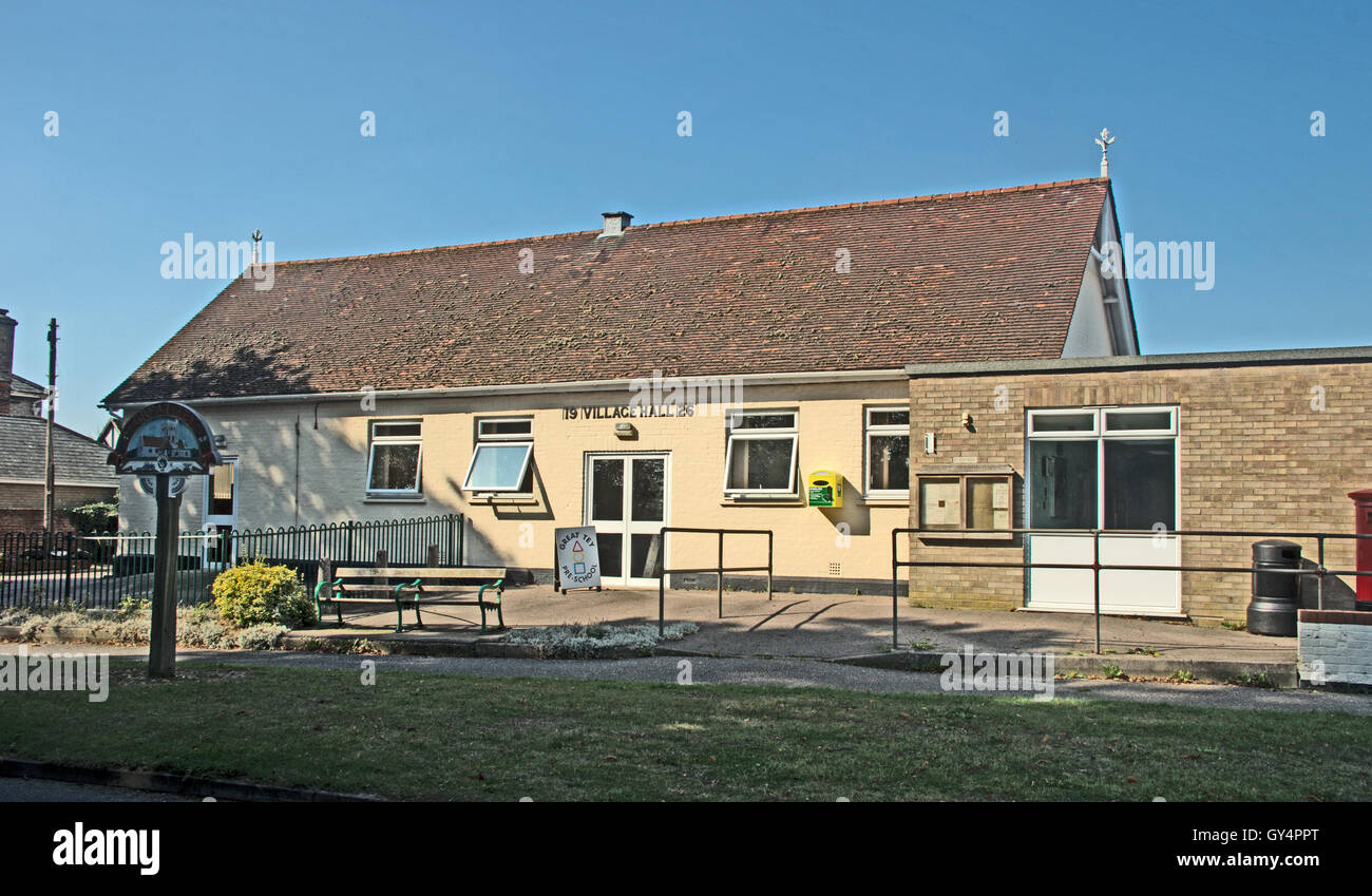Great Tey, Village Hall, Essex, England Stock Photo - Alamy