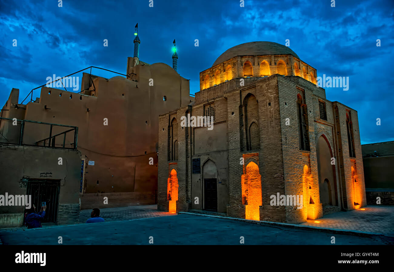 Alexander's priosn and Tomb of 12 imams Stock Photo - Alamy