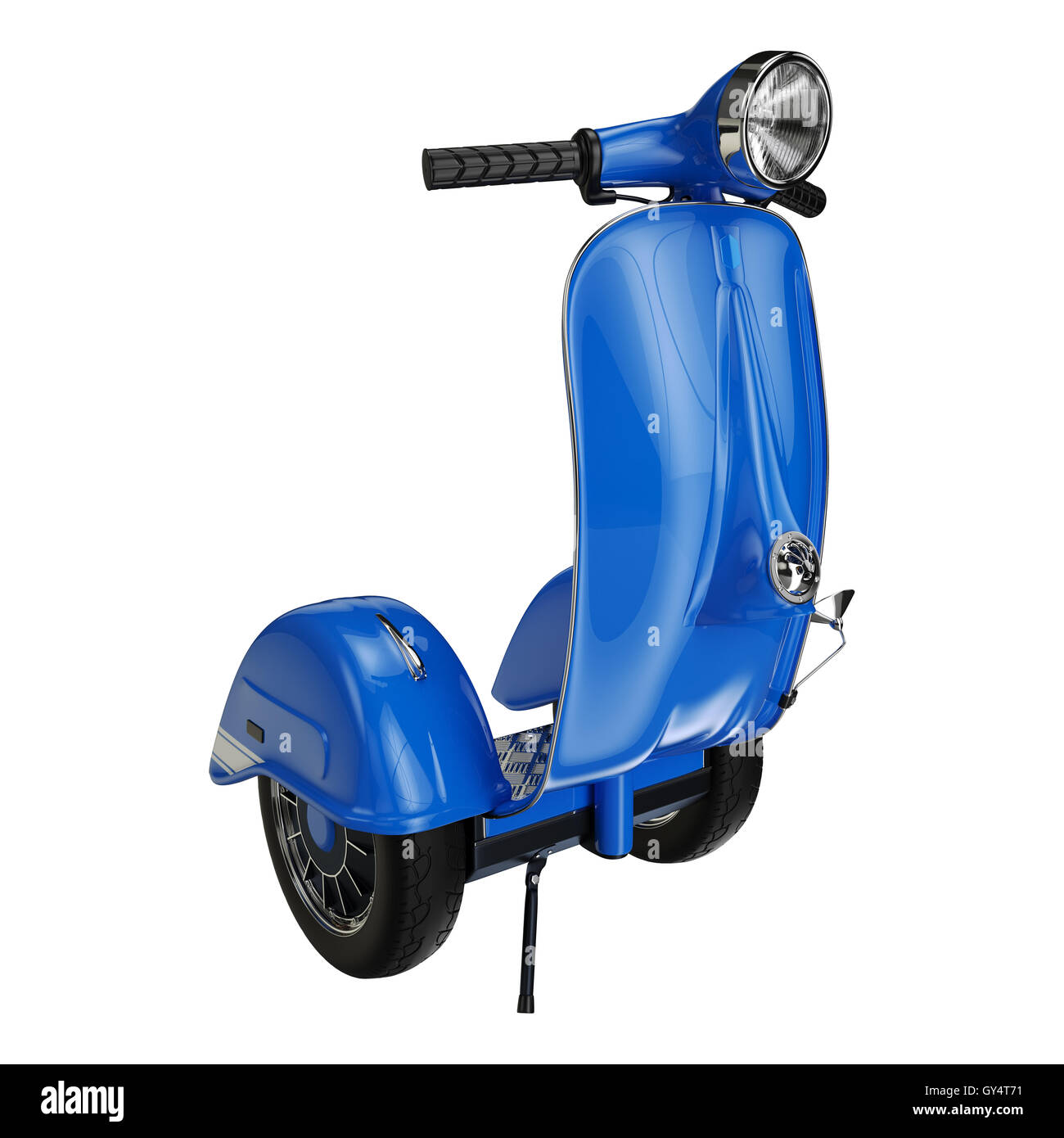 Segway blue 3d render Stock Photo - Alamy