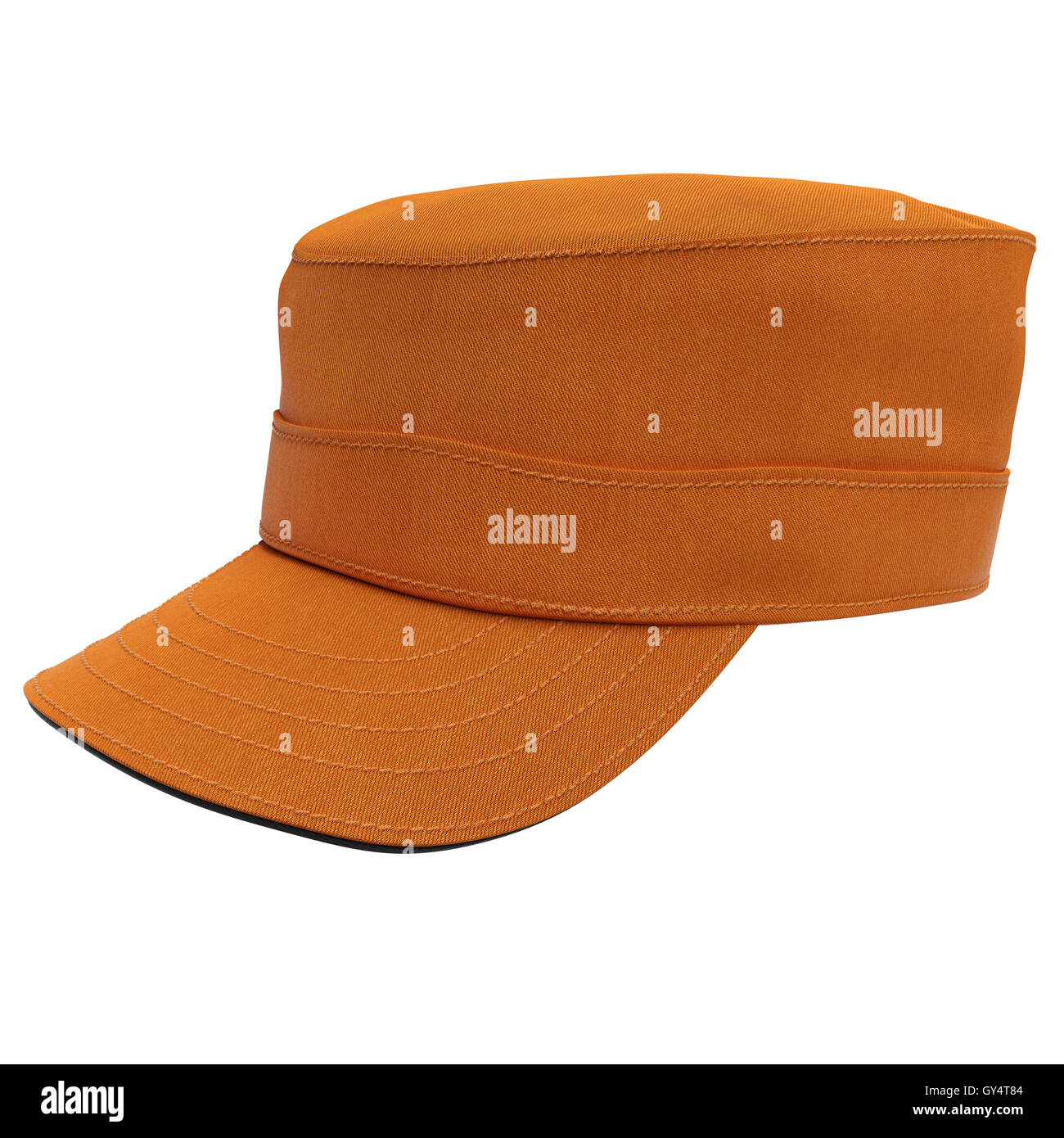 Brown cap 3d render Stock Photo - Alamy