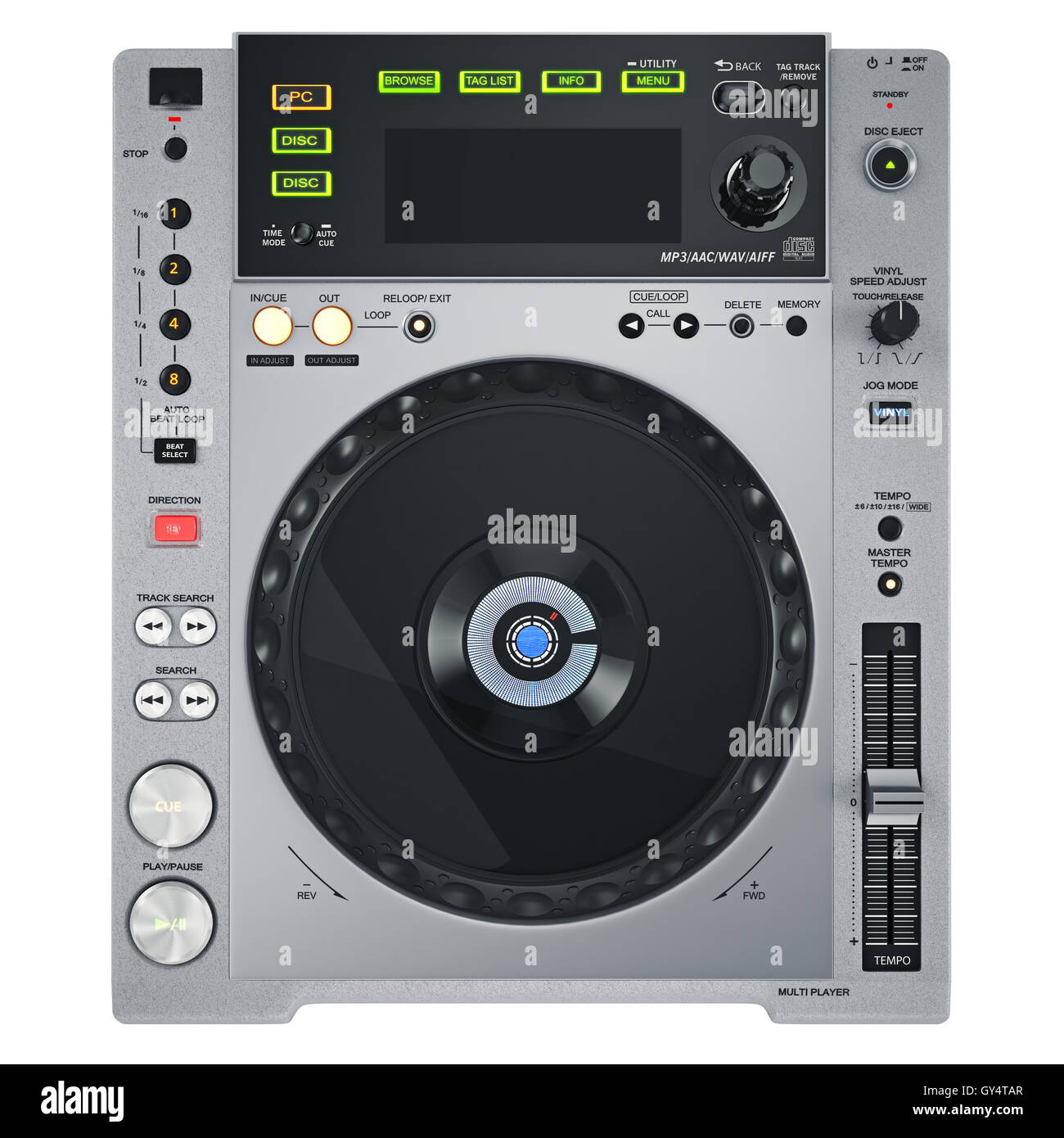 Digital player Cut Out Stock Images & Pictures - Alamy