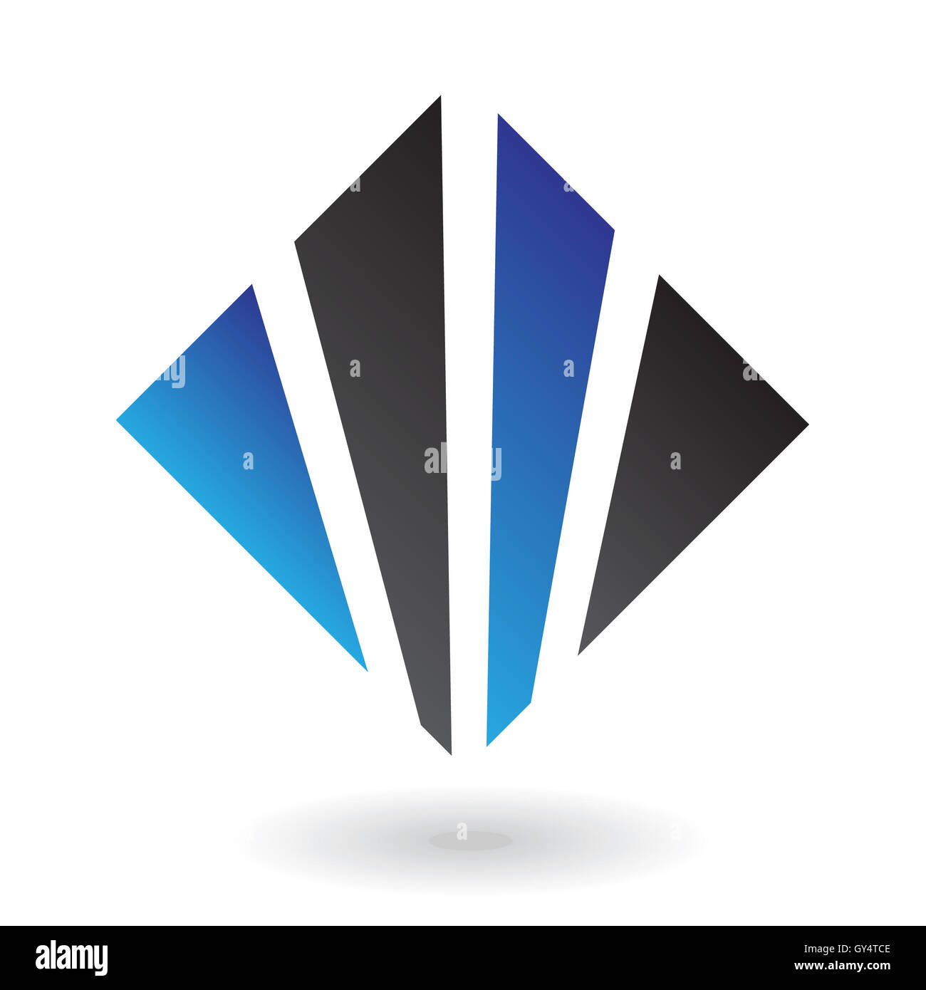 Blue and black logo icon and graphic design element Stock Photo - Alamy