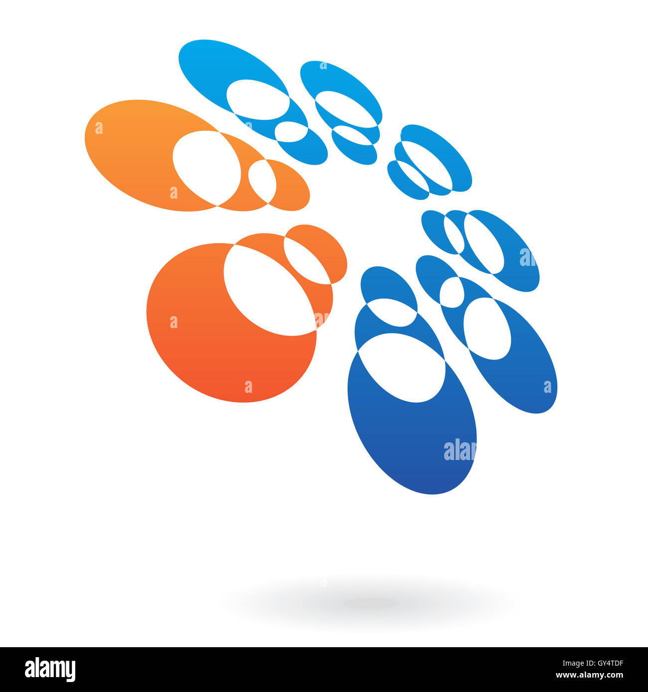 Distorted colourful abstract icon and design element Stock Photo - Alamy