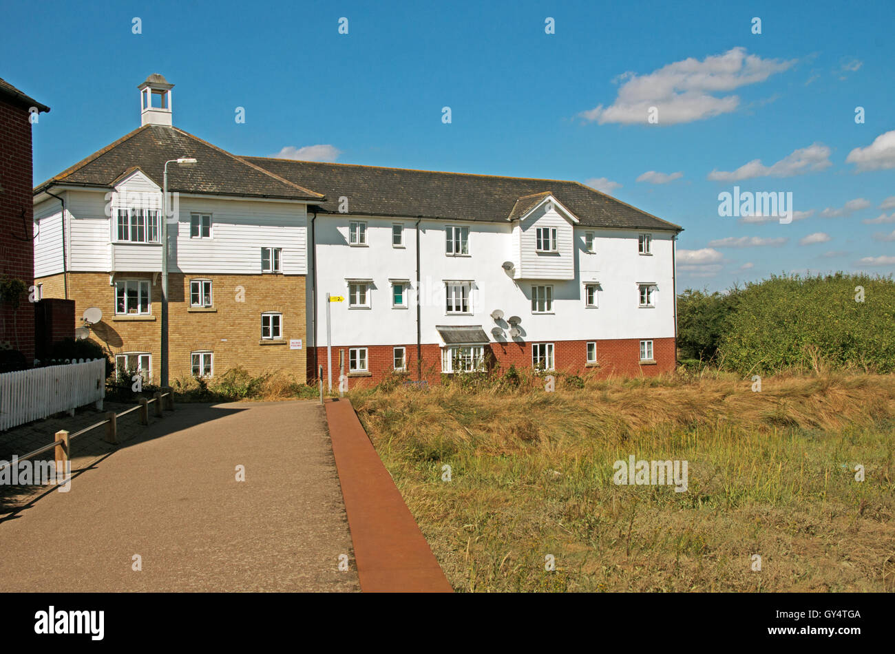 Rowhedge, Apartments, Essex Stock Photo - Alamy