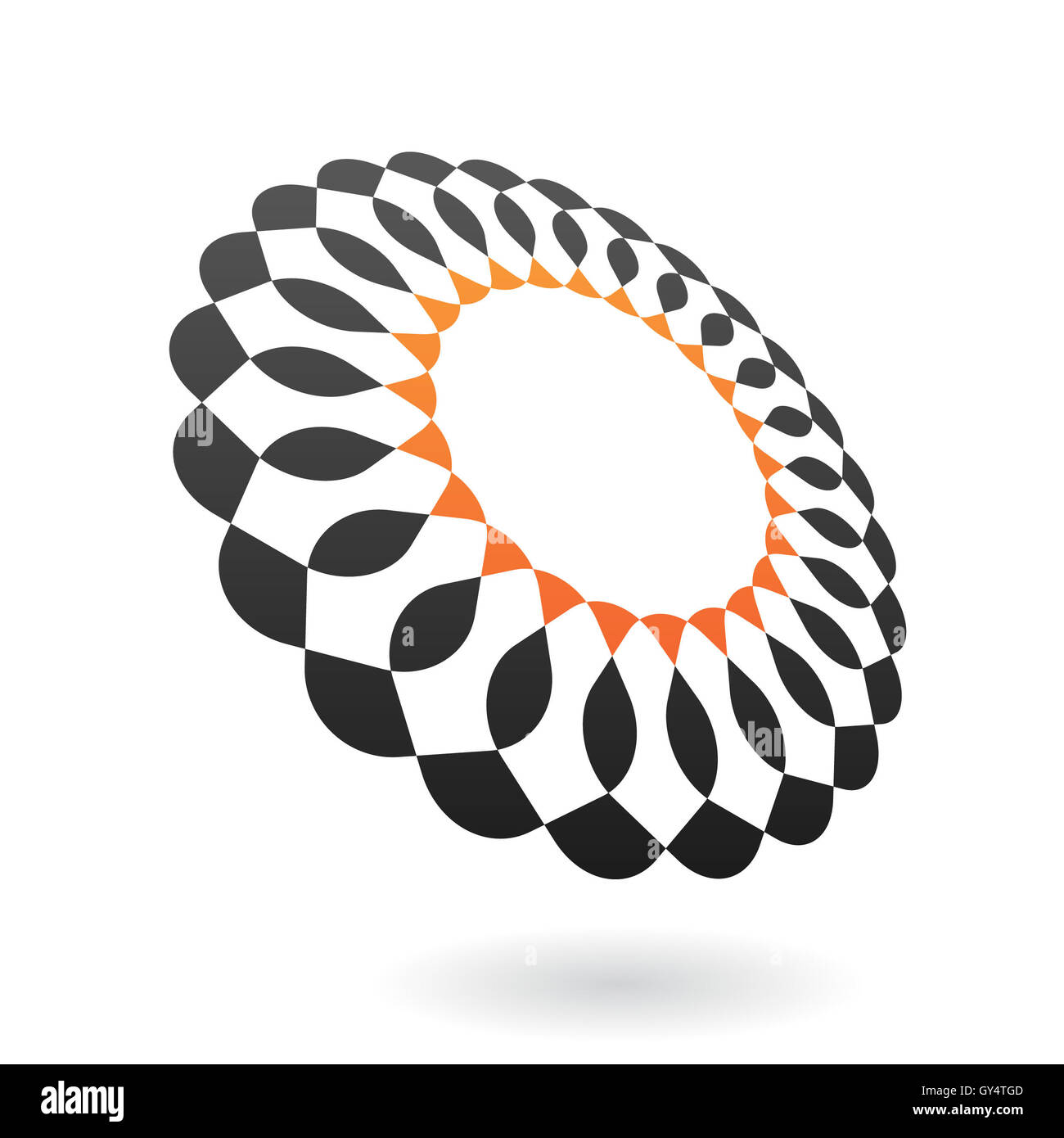 Distorted colourful abstract icon and design element Stock Photo - Alamy