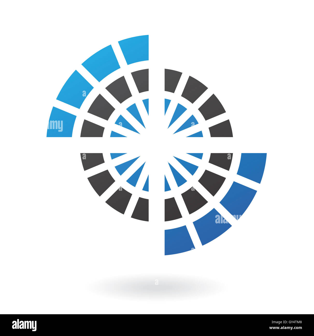 Abstract cog logo icon and design element Stock Photo - Alamy