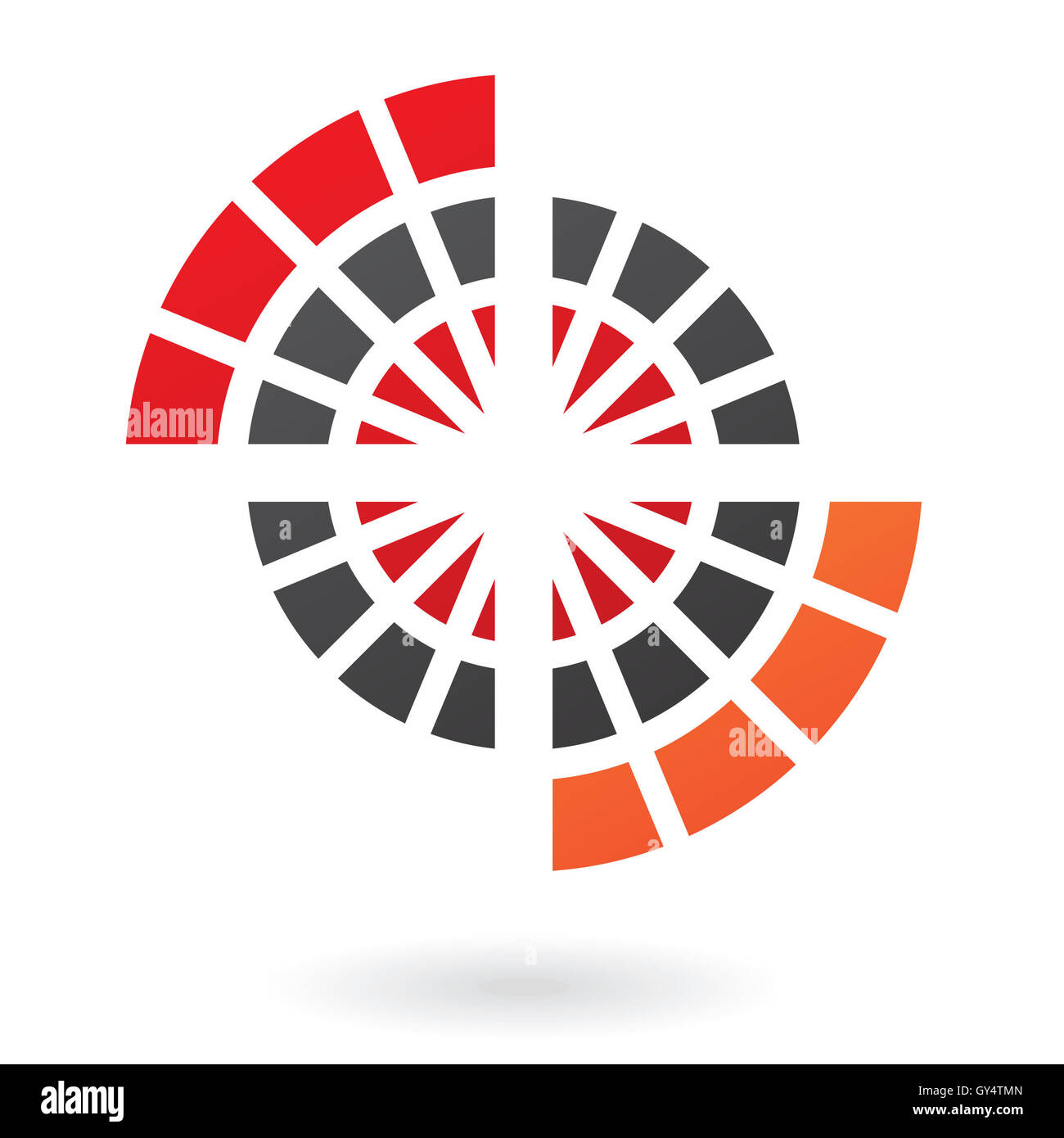 Abstract cog logo icon and design element Stock Photo - Alamy