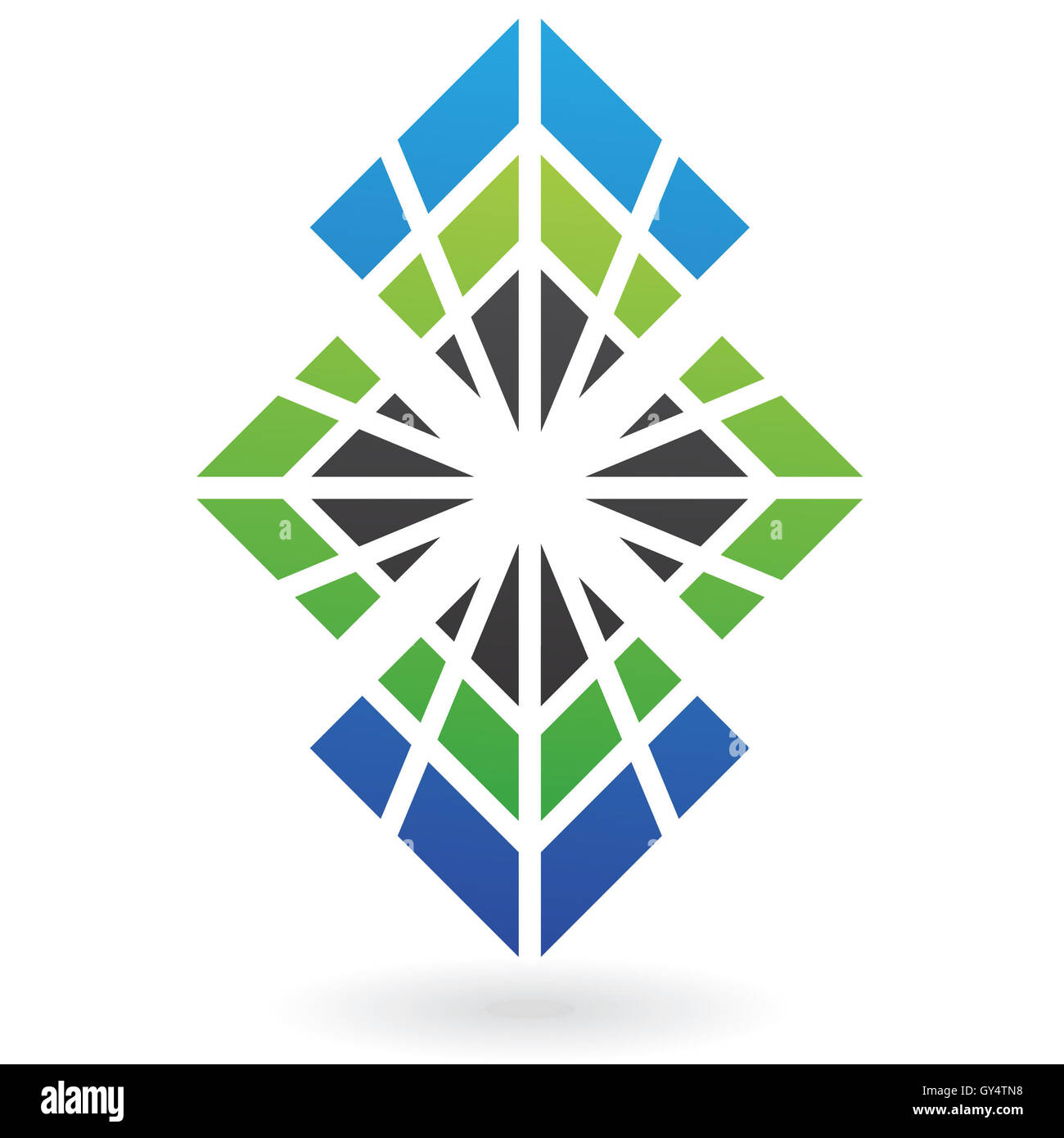 Abstract cog logo icon and design element Stock Photo - Alamy