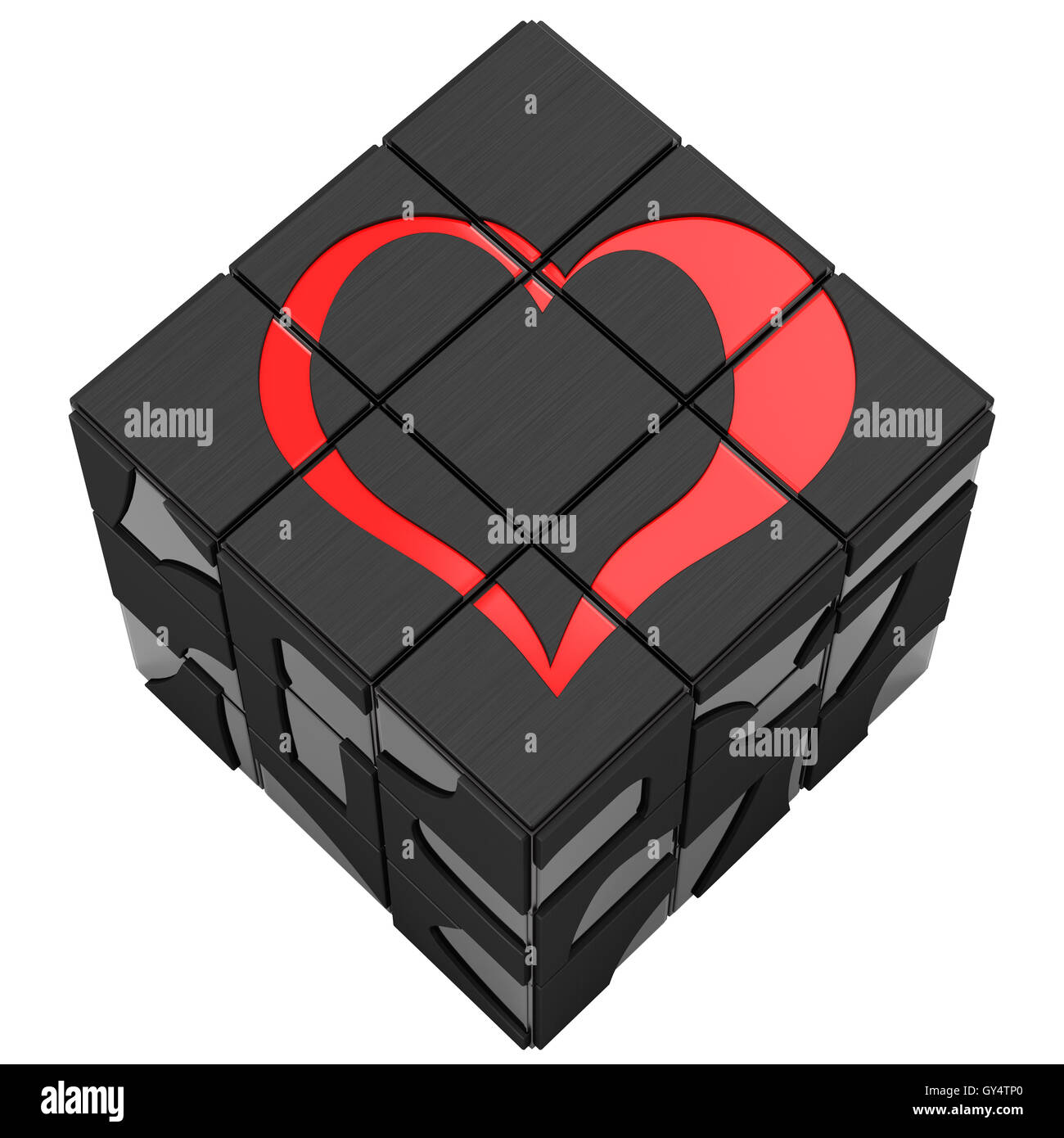 Square sign heart Stock Photo - Alamy