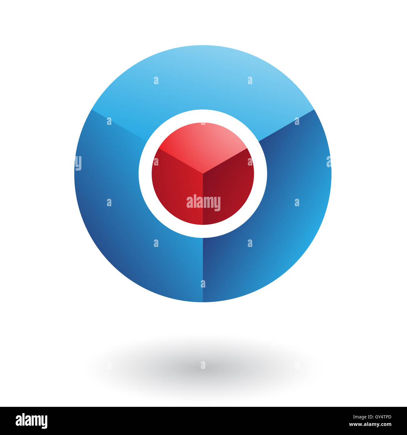 3d geometric logo icon and design element Stock Photo - Alamy
