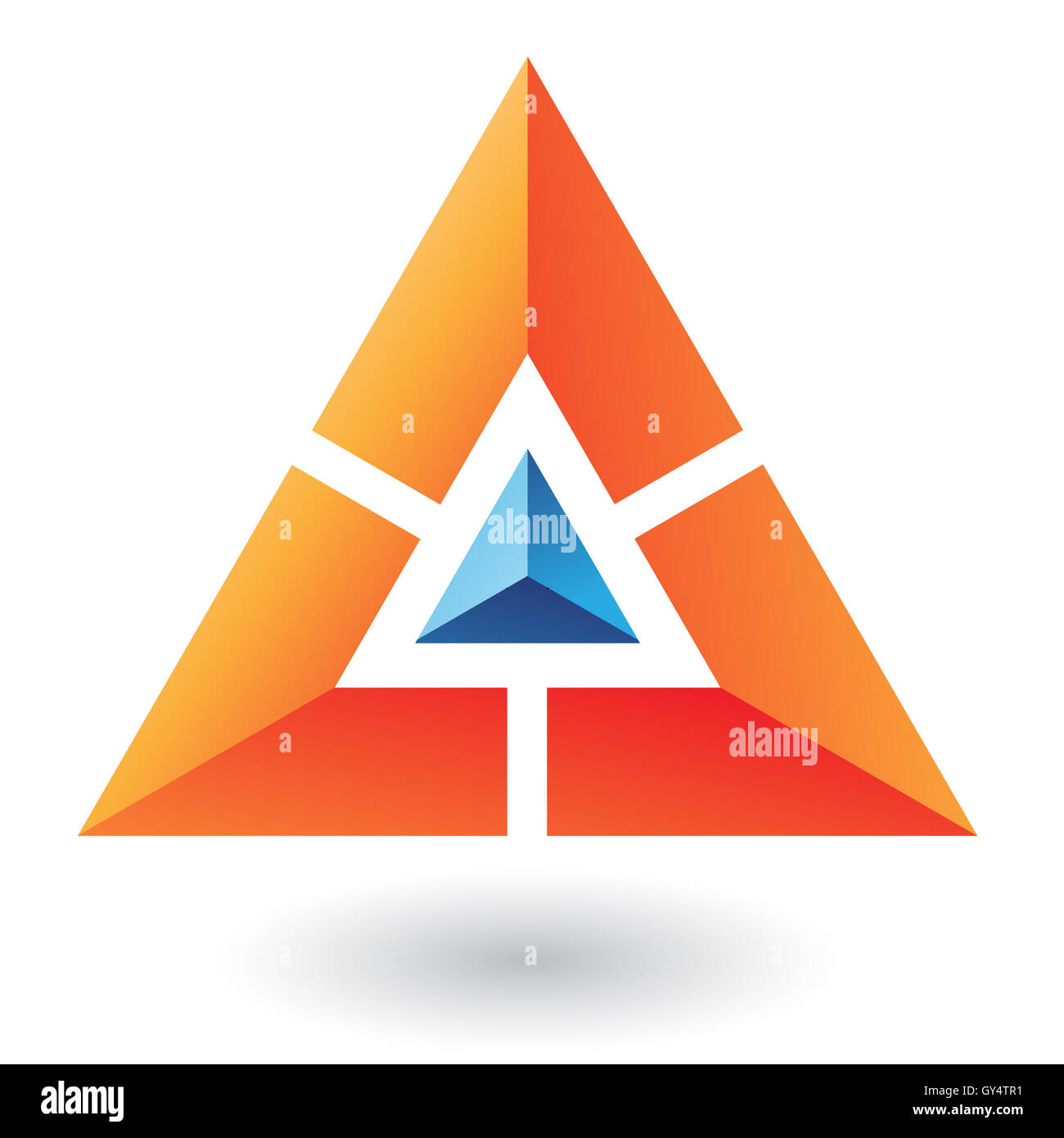 3d Triangle Business Identity Logo High Resolution Stock Photography ...