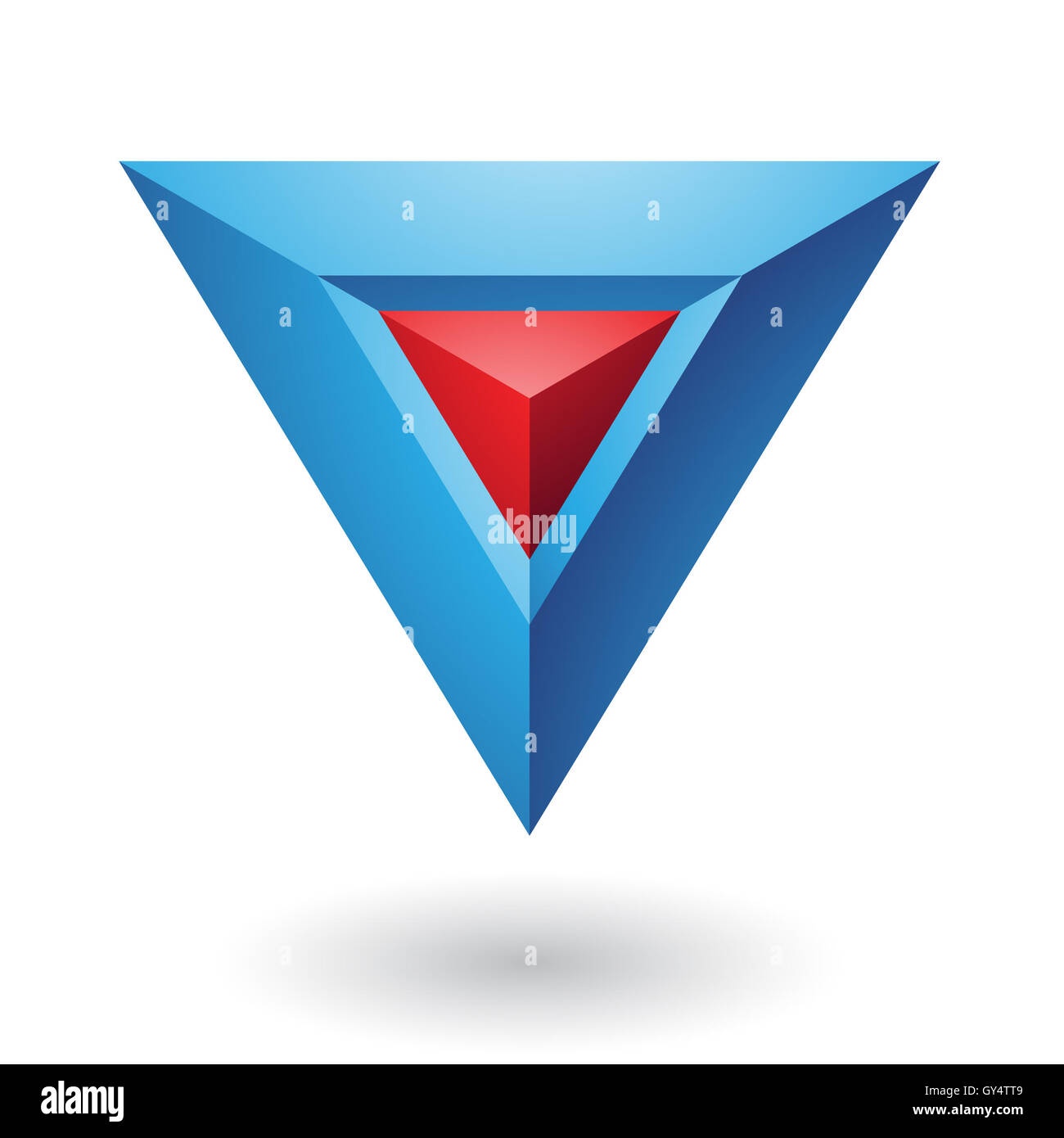 3d geometric logo icon and design element Stock Photo - Alamy