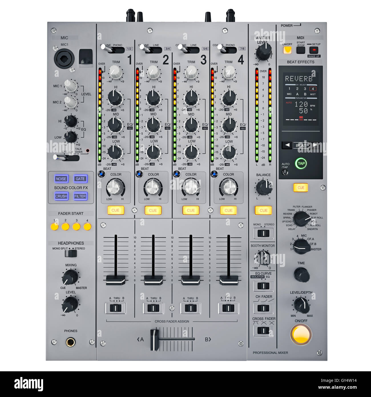 Digital mixer Cut Out Stock Images & Pictures - Alamy