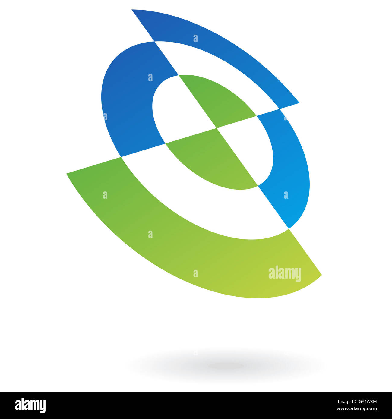 Abstract perspective logo icon and design element Stock Photo - Alamy