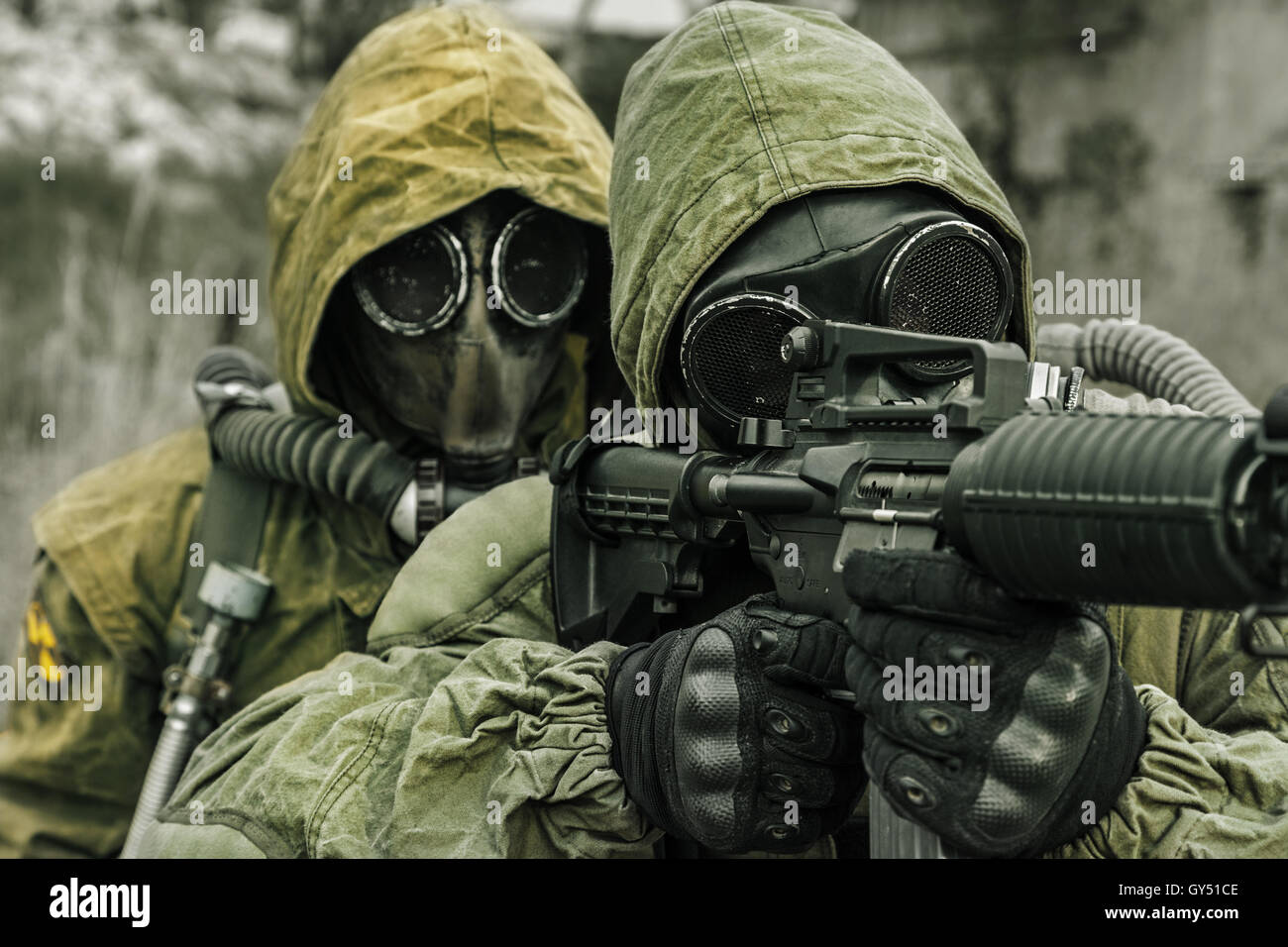 Post apocalypse survivors Stock Photo - Alamy