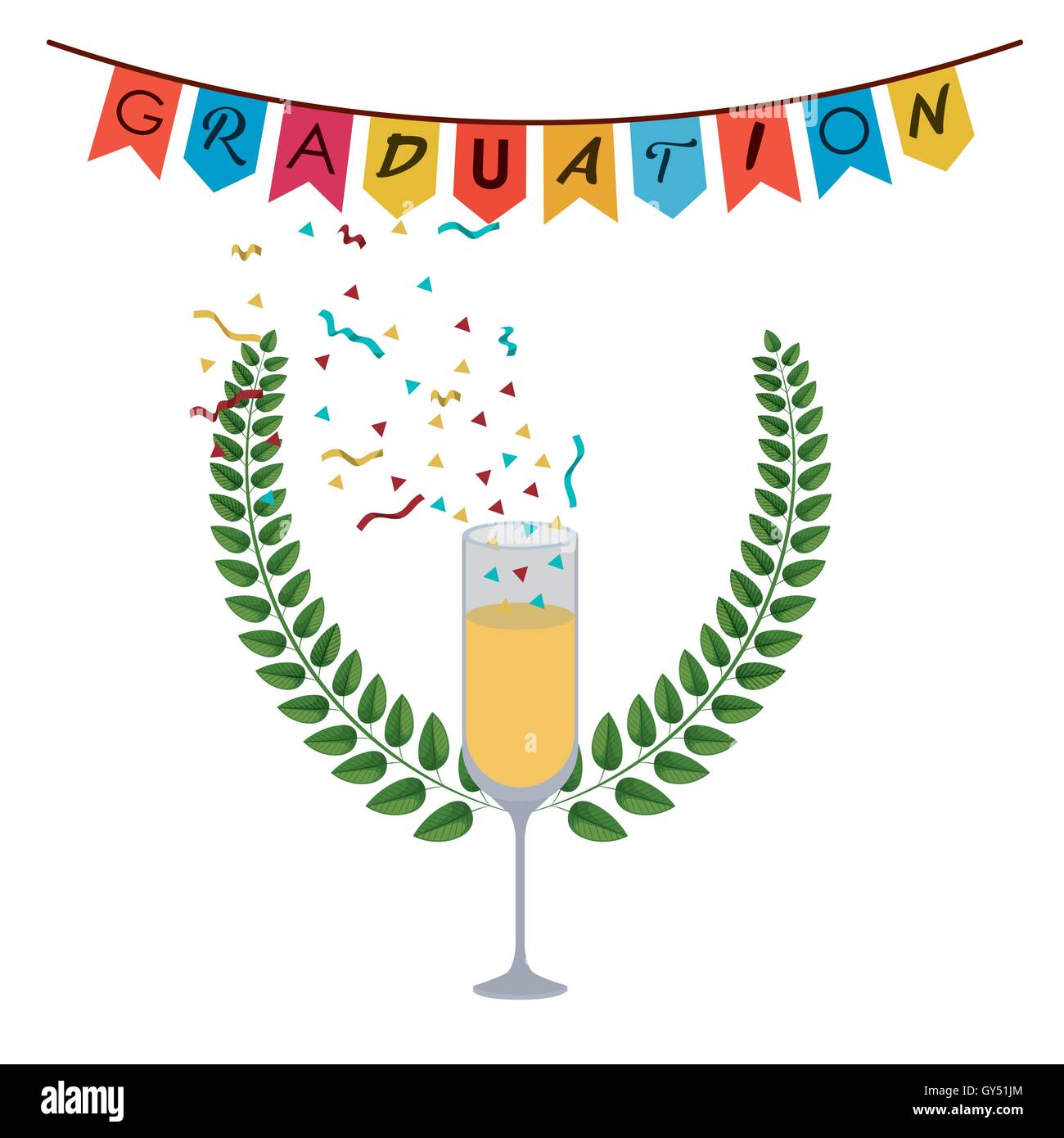 Cup of graduation calebration design Stock Vector Image & Art - Alamy