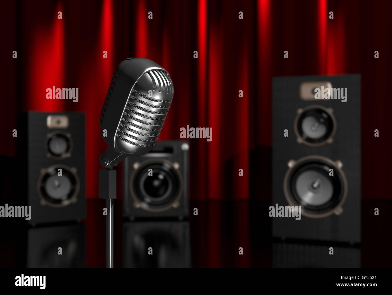 Glitter microphone hi-res stock photography and images - Alamy