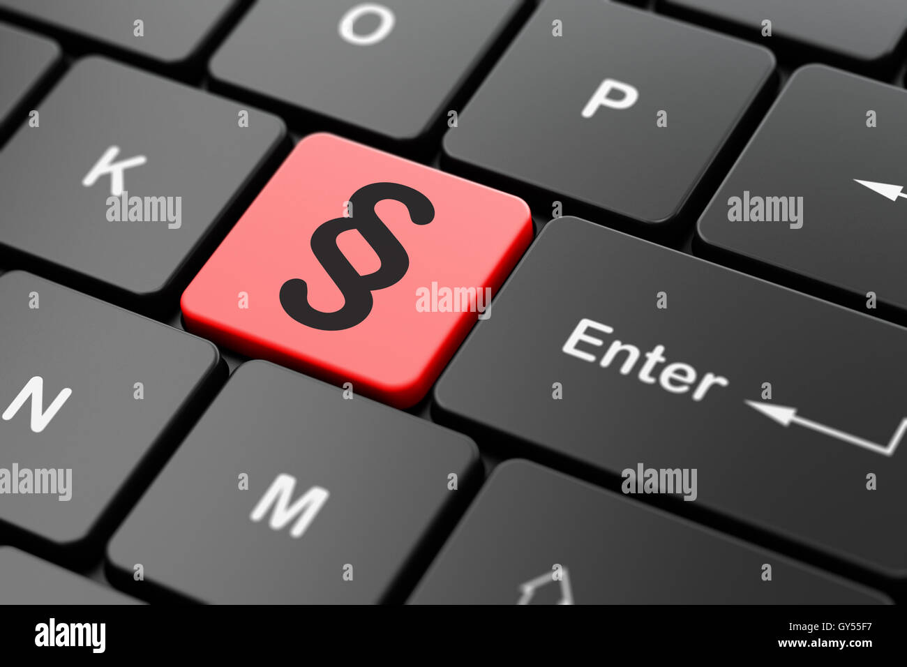 Law concept: Paragraph on computer keyboard background Stock Photo - Alamy