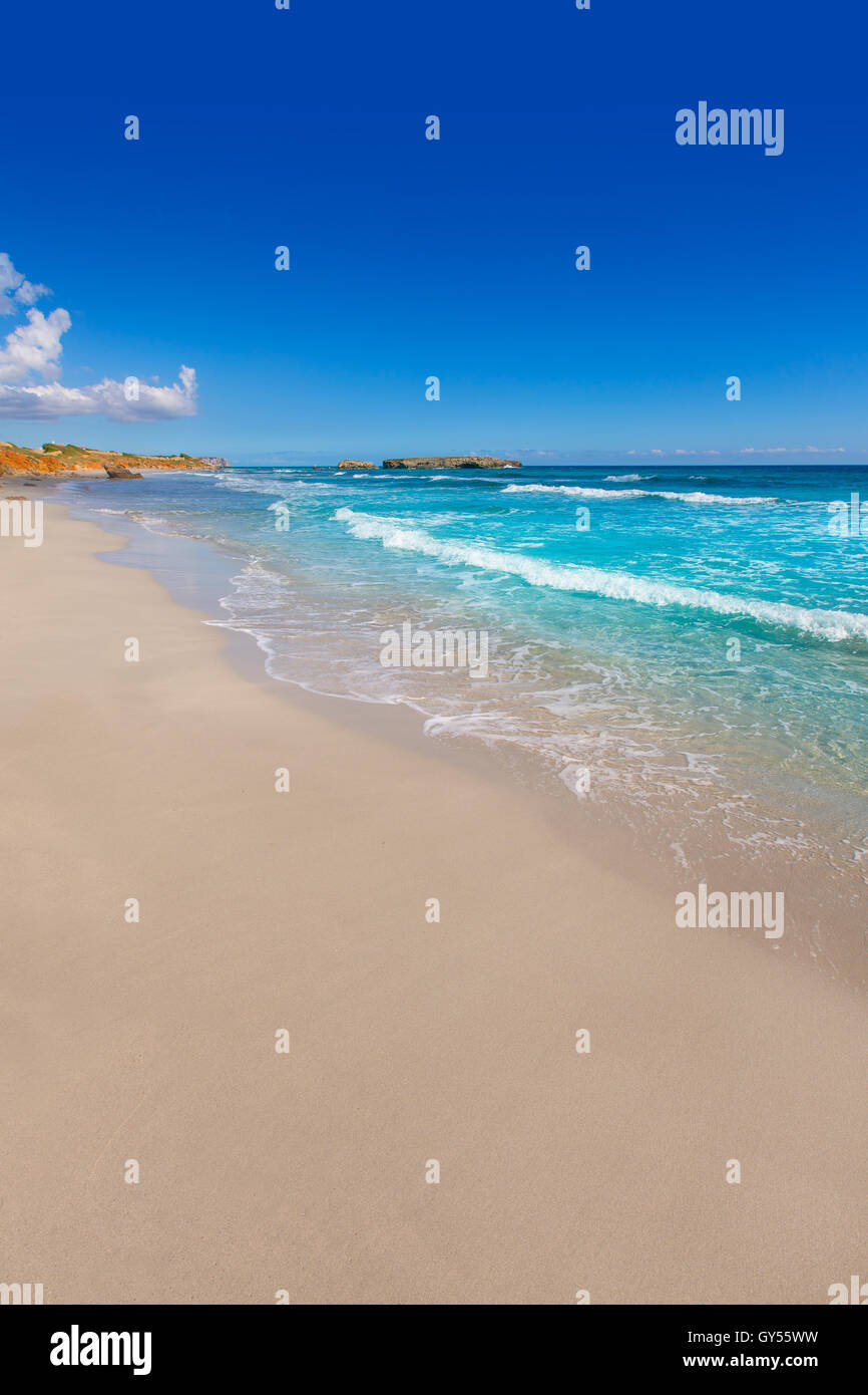 Menorca Platja de Binigaus beach Mediterranean paradise Stock Photo - Alamy
